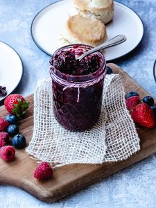 Small Batch Mixed Berry Jam with Seasonal Summer Fruit - kickass baker
