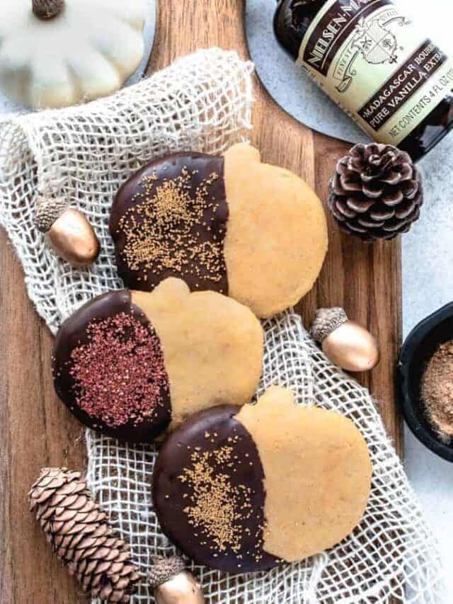 Fall Festive Pumpkin Sugar Cookies | Kickass Baker