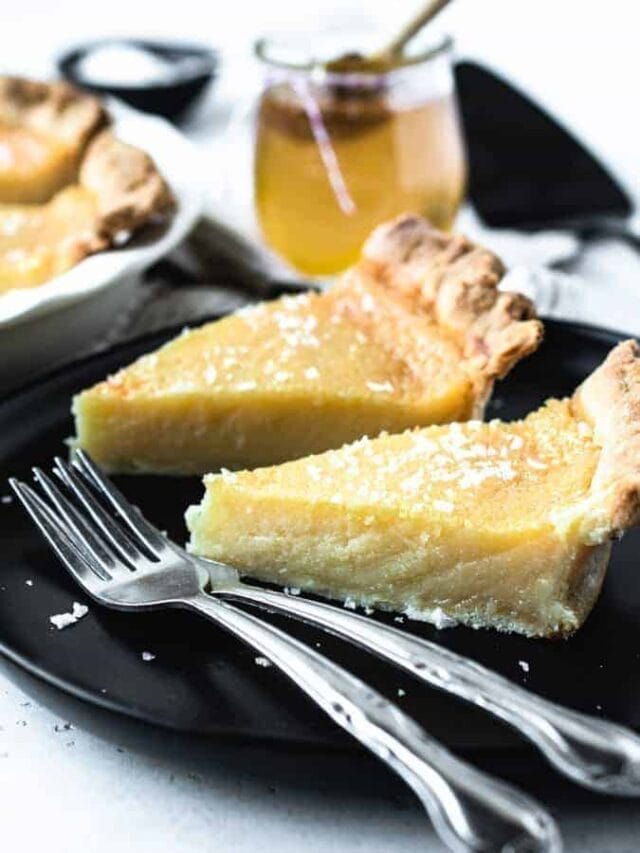 Enjoy Spring with a Custard Pie with Honey | Kickass Baker