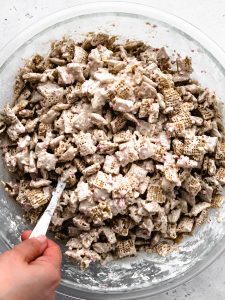 Peppermint Puppy Chow Recipe - Kickass Baker