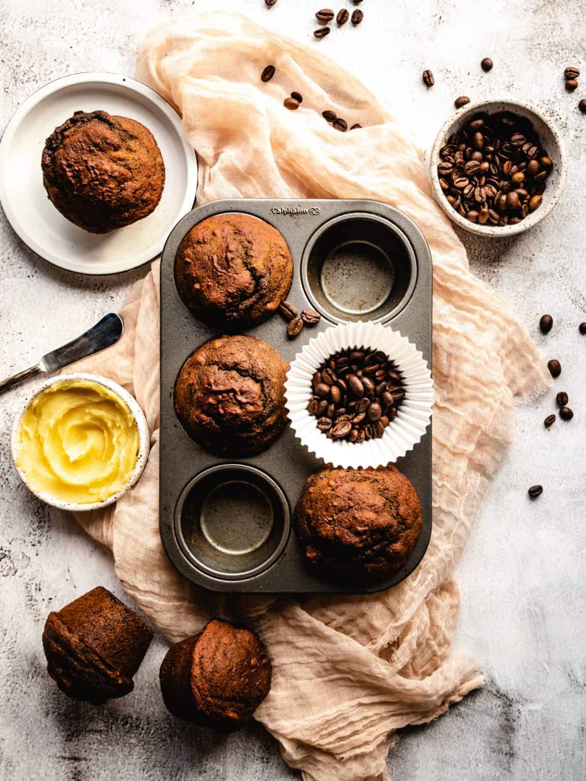 Coffee Muffins - Kickass Baker