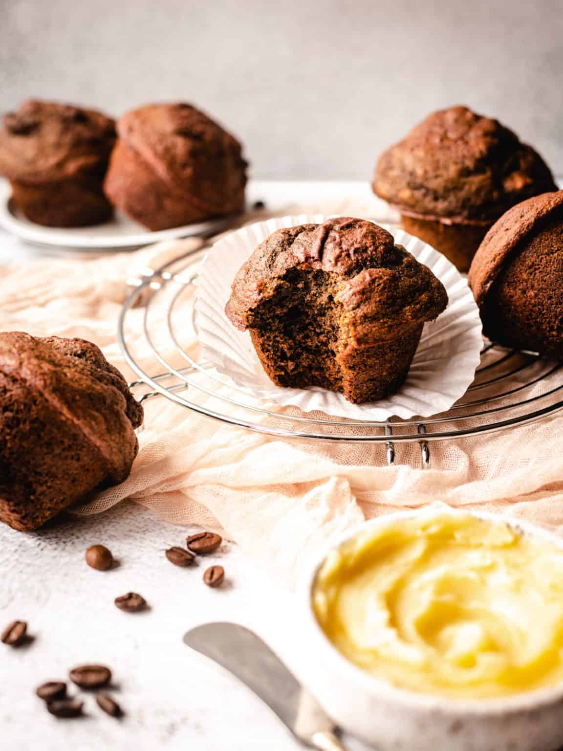 Coffee Muffins - Kickass Baker