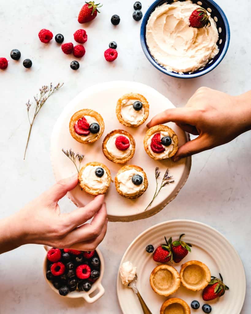 Sugar Cookie Fruit Tarts - Kickass Baker