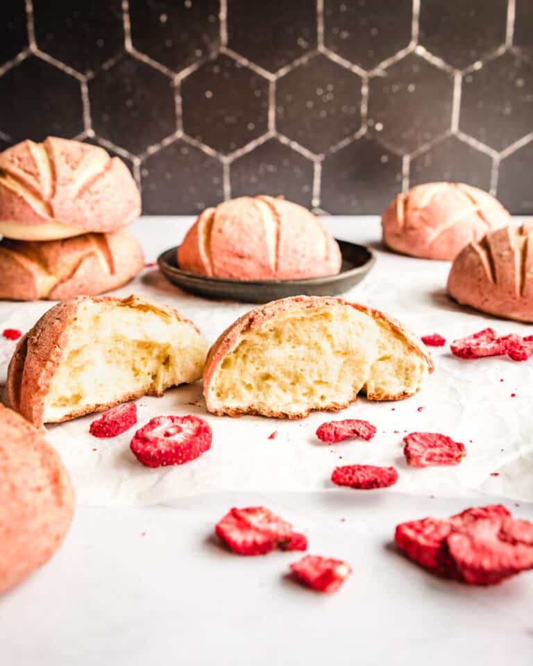 Strawberry Conchas - kickass baker