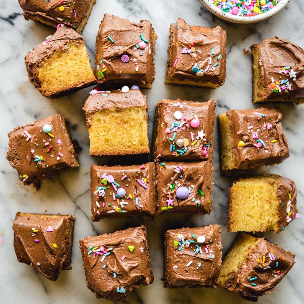 One Bowl Vanilla Cake - Kickass Baker