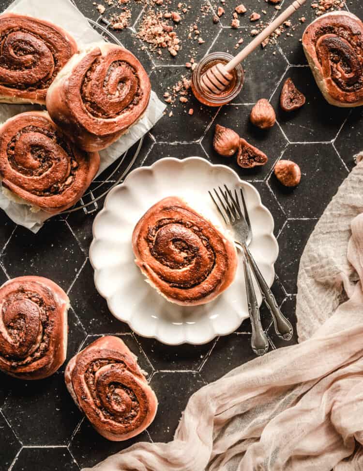 Fig Walnut Morning Rolls for Breakfast | Kickass Baker