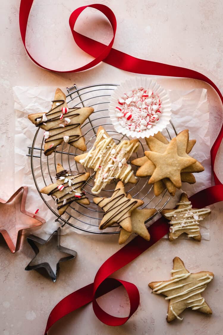 Classic Holiday Shortbread Cookies - Kickass Baker