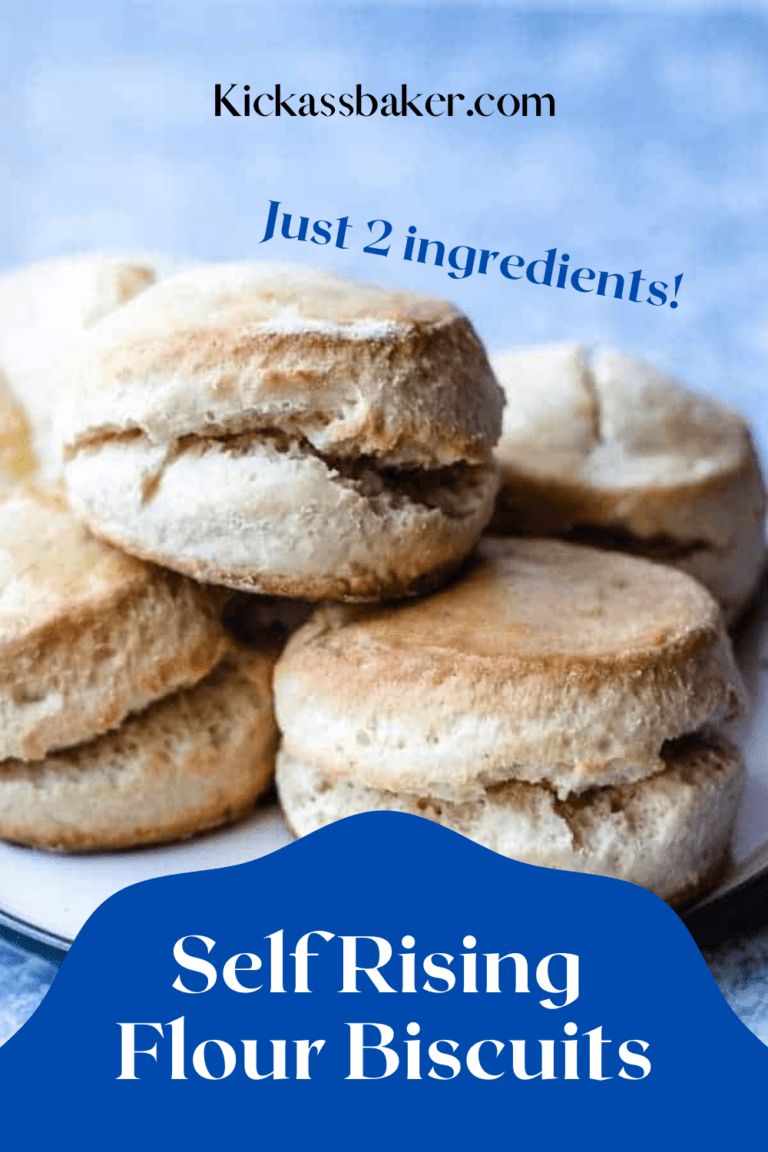 Flaky 2-Ingredient Self-Rising Flour Biscuits - Kickass Baker