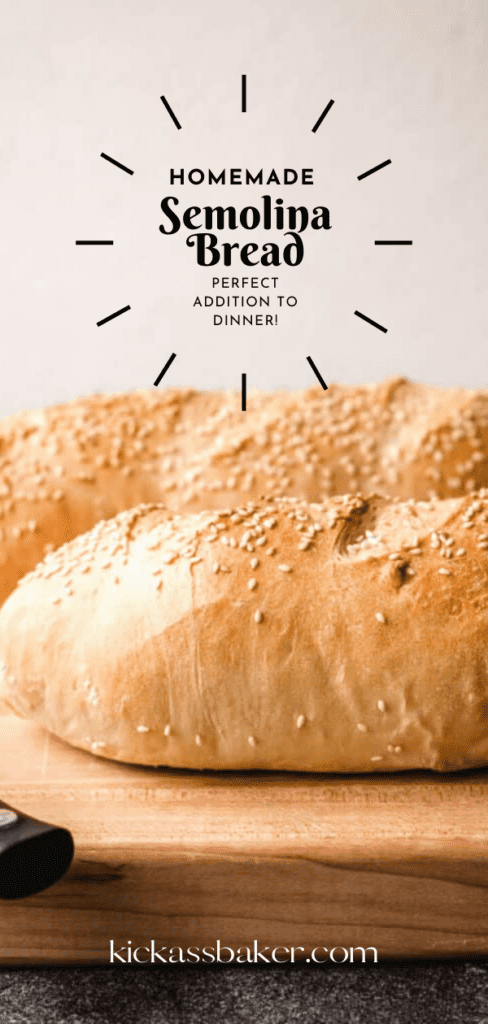 Semolina Bread Recipe - Kickass Baker