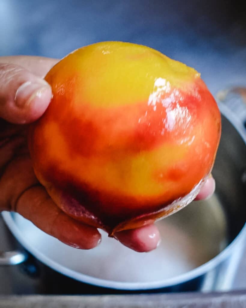 How To Blanch Peaches - Kickass Baker