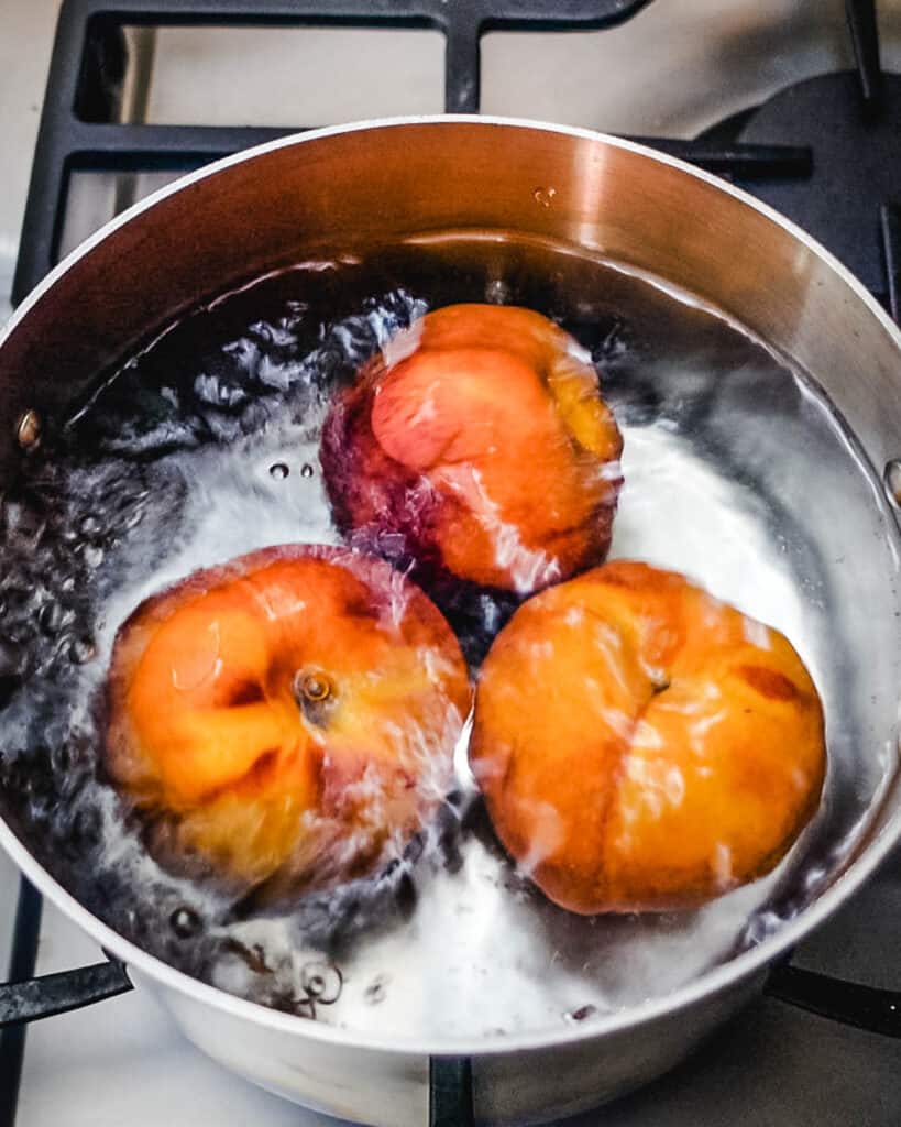 How To Blanch Peaches - Kickass Baker