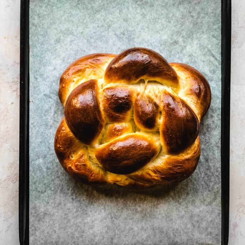 Round Challah Recipe - Kickass Baker