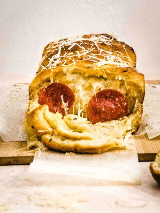 Bake Pull Apart Pizza Loaf for Dinner | Kickass Baker