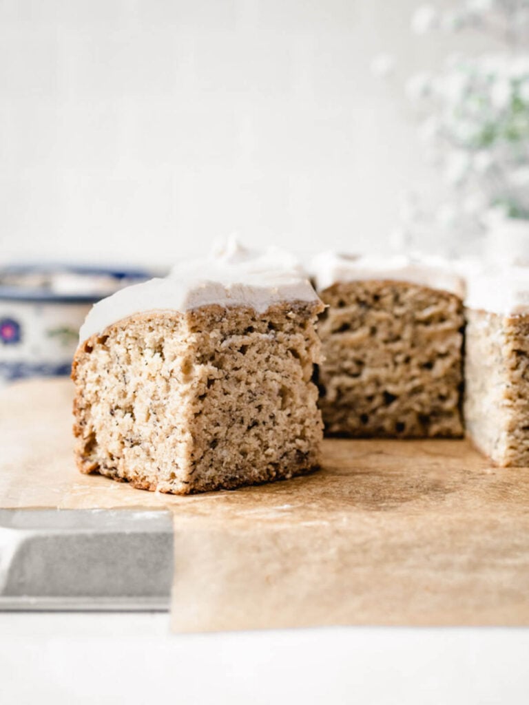Banana Snack Cake - Kickass Baker