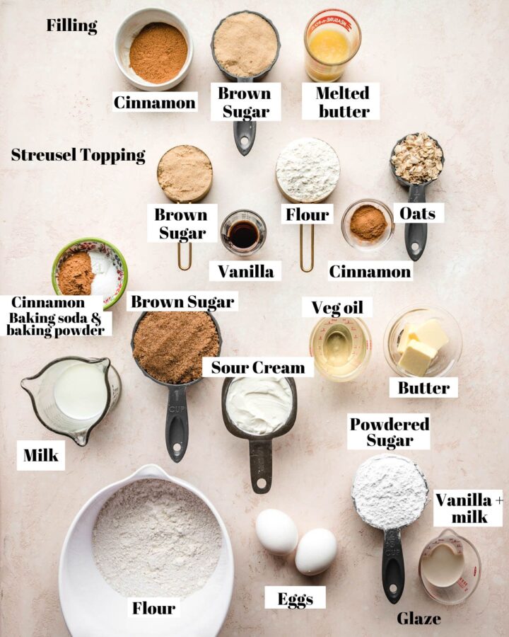 Moist Homemade Cinnamon Streusel Muffins - Kickass Baker