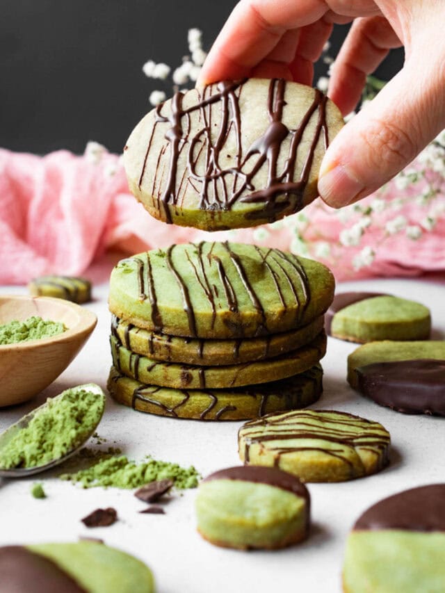 Healthy and Delicious Chocolate Matcha Cookies | Kickass Baker
