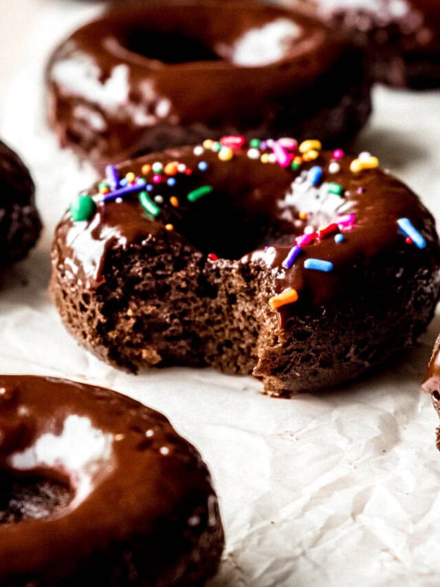 30 Minutes to Baked Chocolate Donut Heaven | Kickass Baker