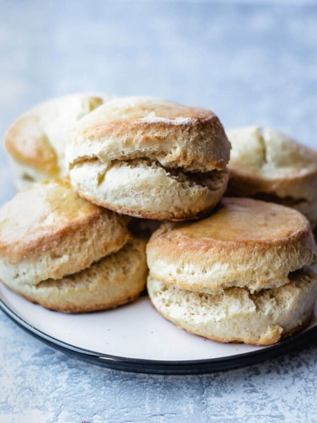 2 Simple Ingredient Flaky Self-Rising Biscuits | Kickass Baker