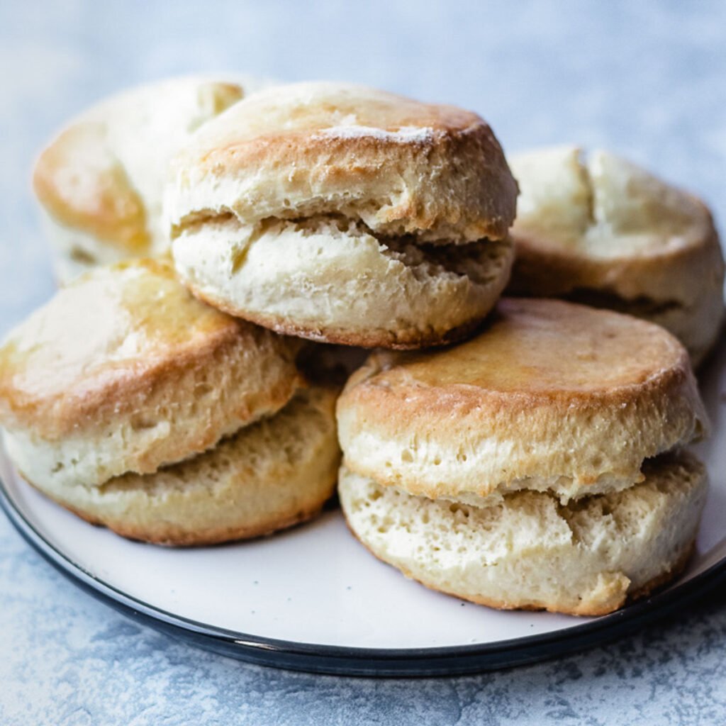 Flaky 2-Ingredient Self-Rising Flour Biscuits - Kickass Baker