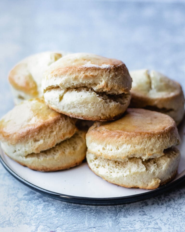 Flaky 2-Ingredient Self-Rising Flour Biscuits - Kickass Baker