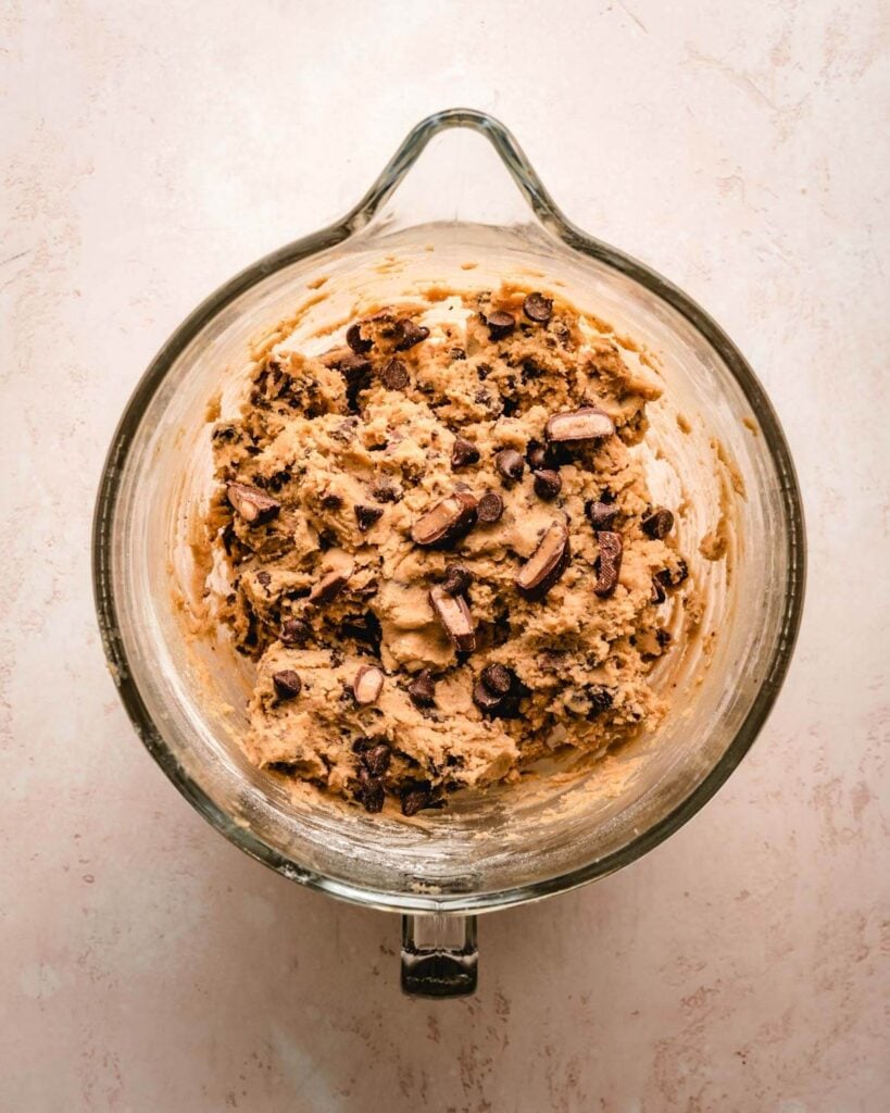 Soft & Chewy Chocolate Chip Heath Bar Cookies - Kickass Baker