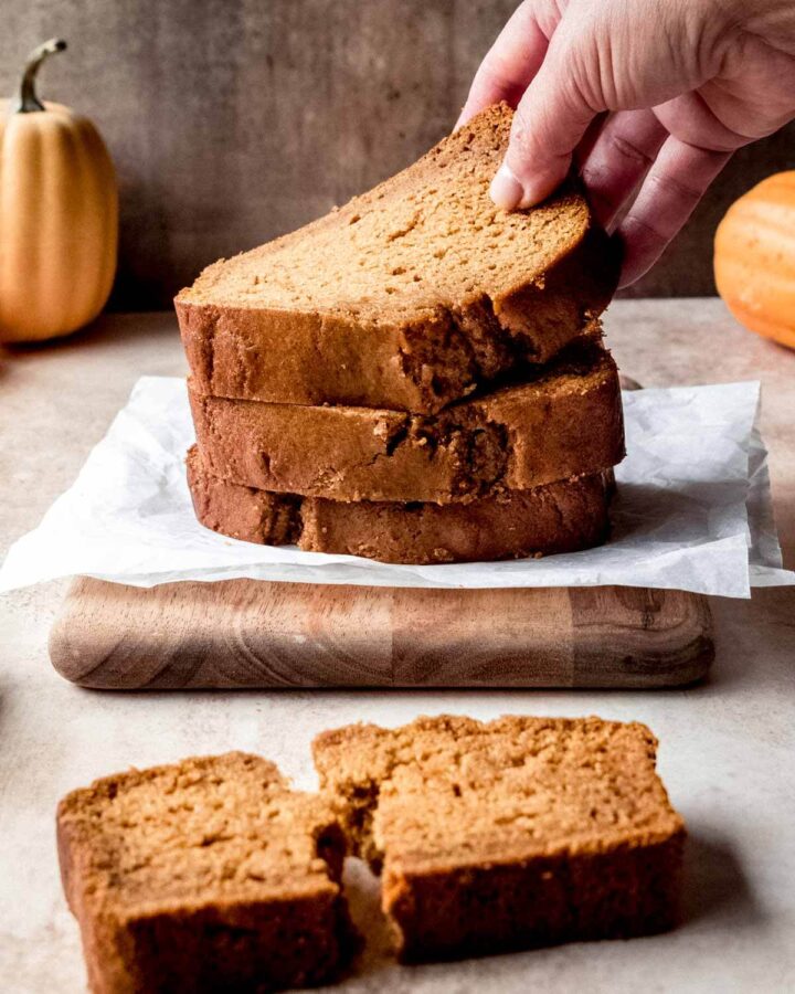 Moist Pumpkin Bread (with oil) - Kickass Baker
