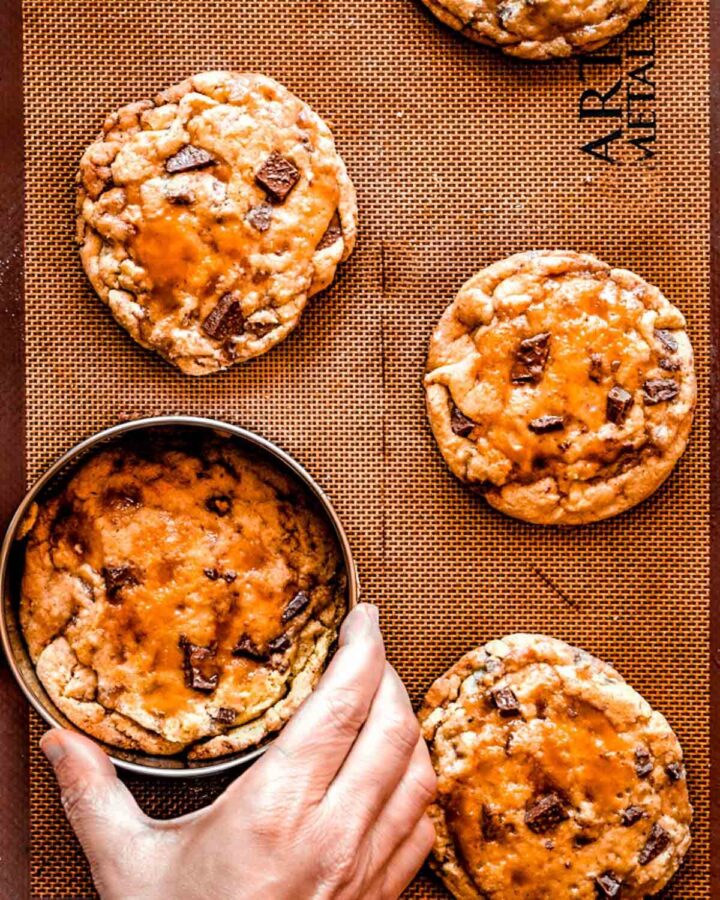 Chewy Chocolate Chip Cookies with Buttery Toffee Chunks - Kickass Baker