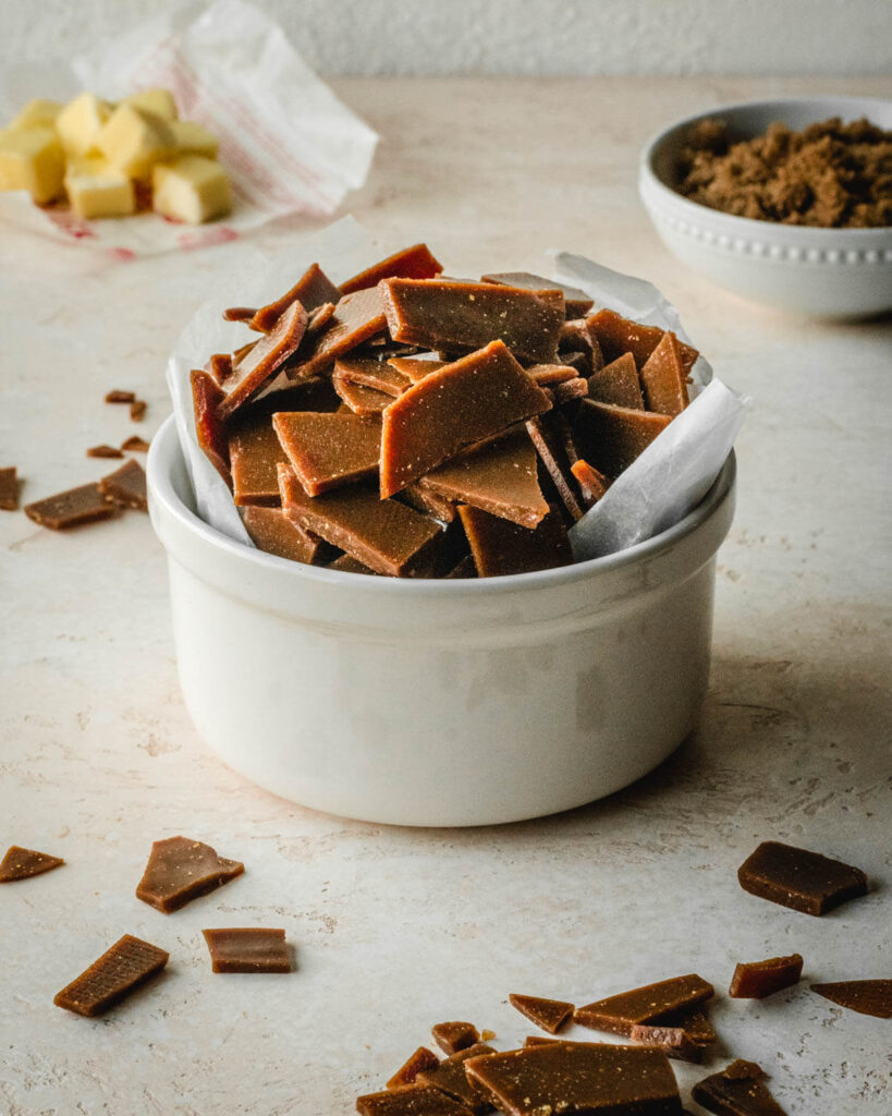Crunchy & Buttery Homemade Toffee Bits - Kickass Baker
