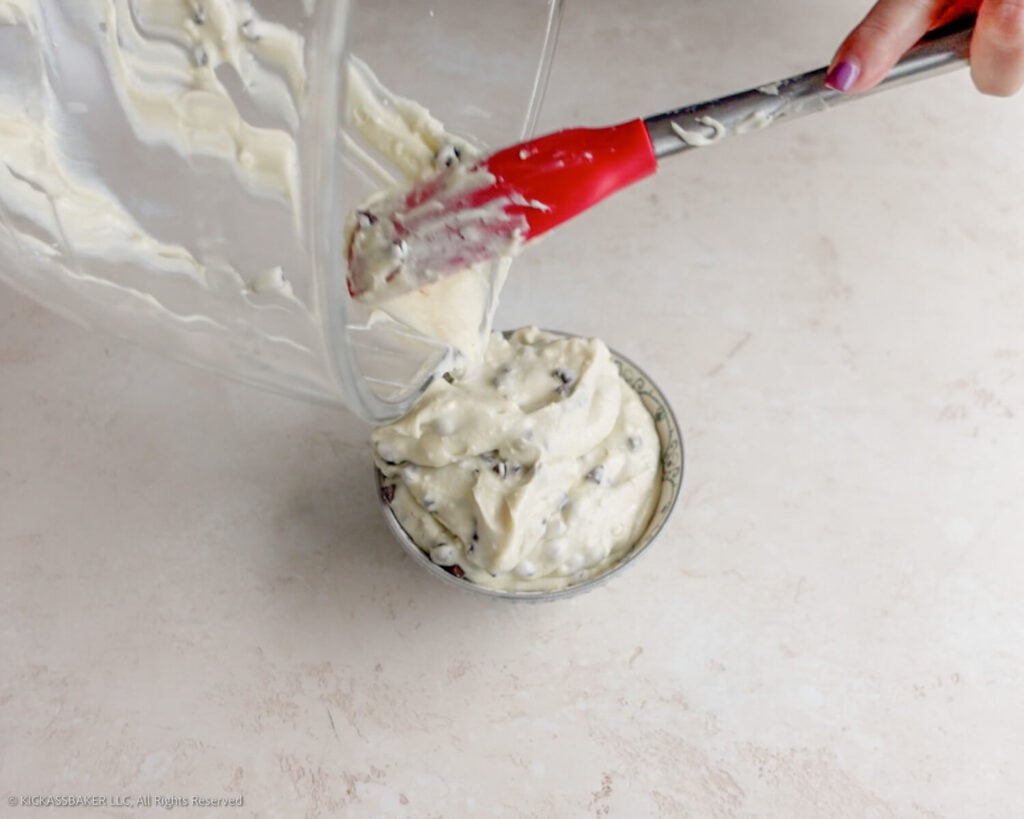 Quick Whipped Chocolate Chip Dip with Cream Cheese - Kickass Baker