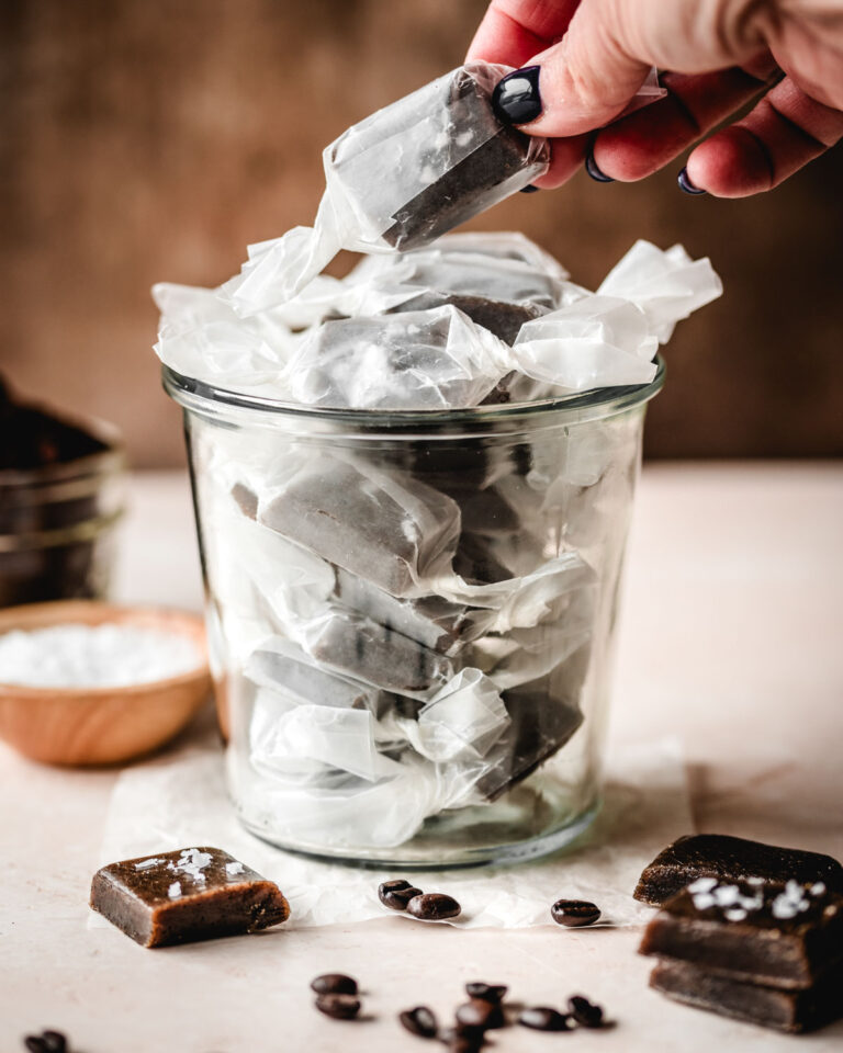 Chewy Coffee Caramel Candy Recipe - Kickass Baker